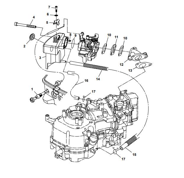 Intake - F5A / F6A Spare Parts - Parsun - Brands | MarineSpareParts.com