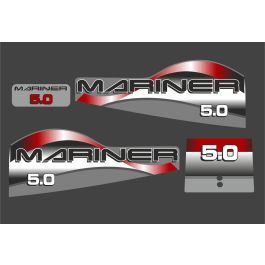 Mariner 5 HP 2004-2015 Sticker Set | MarineSpareParts.com