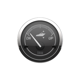Quicksilver Analog Power Trim Gauge Classic (down-up ...