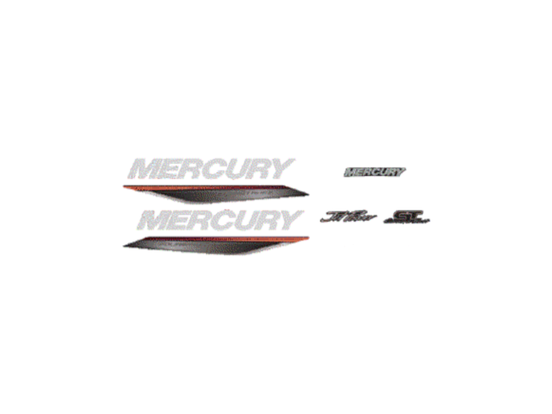 Mercury Decal Set 65-150 HP 4-Stroke (8M0156748) | MarineSpareParts.com