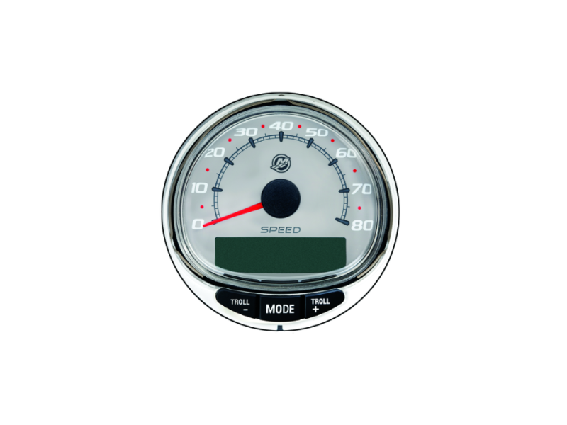 Mercury Speedometer SC1000 80 MPH (8M0135654) | MarineSpareParts.com