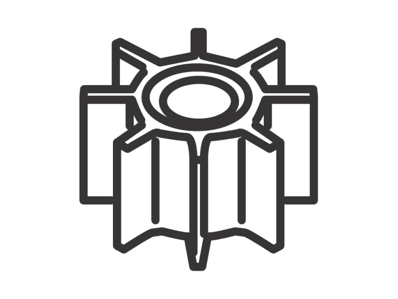 Mercury Impeller 25 / 30 HP EFI (8M0186795) | MarineSpareParts.com